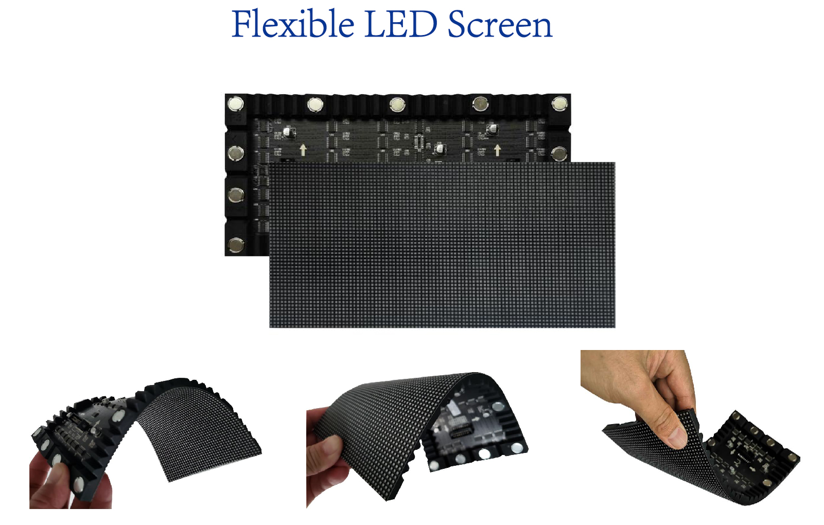 Flexible LED Screen - Buy Flexible LED Screen, Soft module, Soft LED ...